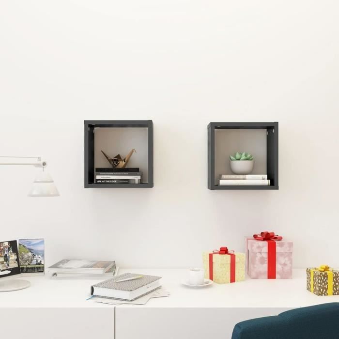 Étagères Cube Murales, Cube De Rangement Étagères,Etagere Carre Murale ...