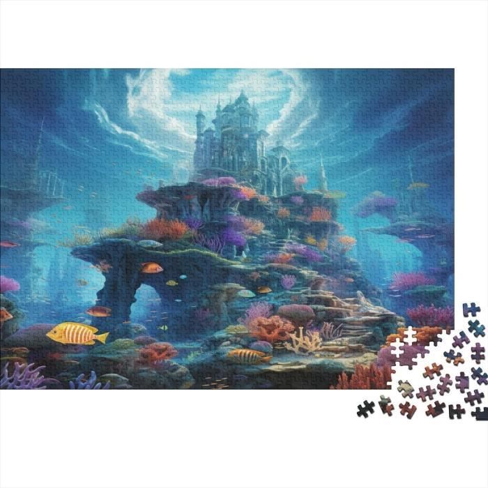 Puzzle en Bois pour Adultes - Citadelle - Château des Fonds Marins ...