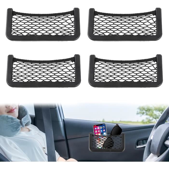 4Pcs Filet Rangement Voiture,Filet De Rangement Camping Car,Rangement ...