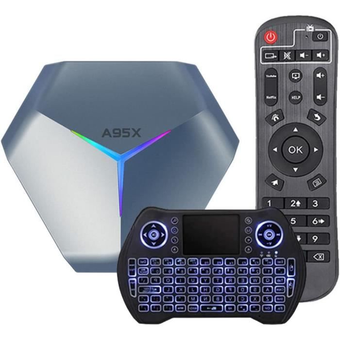 Android TV Box 10.0, Appareil De Streaming Android Box 4 Go De RAM 128 ...