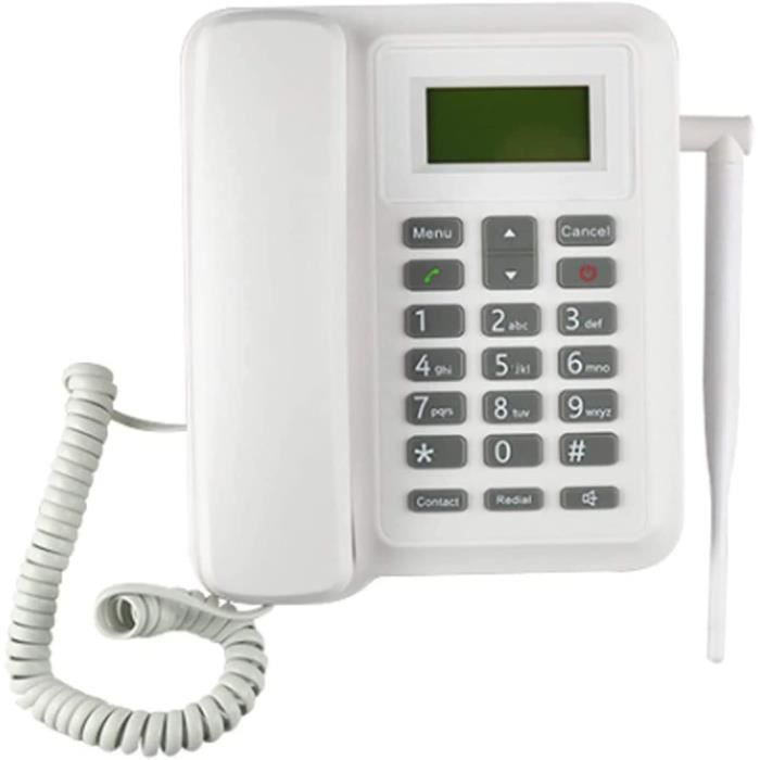 Téléphone de bureau professionnel GSM, téléphones fixes classiques ...