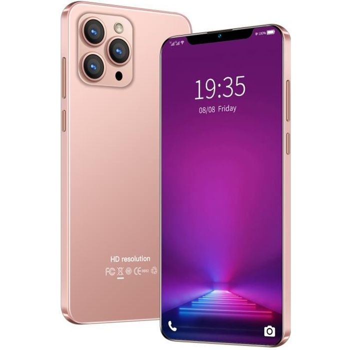 Smartphone I12 Pro Max débloqué Android 4 + 32G RAM écran de goutte d ...