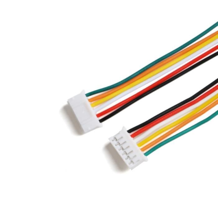 6p femelle - Connecteur JST PH 2.0 mâle-femelle, 2 broches, 2.0mm, 5 pièces, 20CM - Cdiscount ...