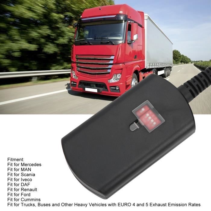 CER-Adaptateur de diagnostic de camion programmation d'émulateur pour outil de capteur-Dilwe ...