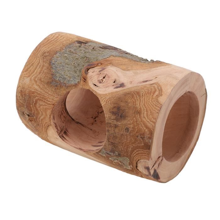 Dioche tunnel de hamster en bois Tunnel pour animaux en bois Tube de ...