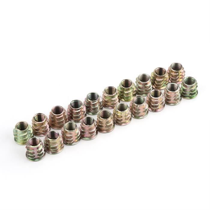 Duokon écrou de meubles de tête d'hexagone 20Pcs M8 Filetage 13mm d ...