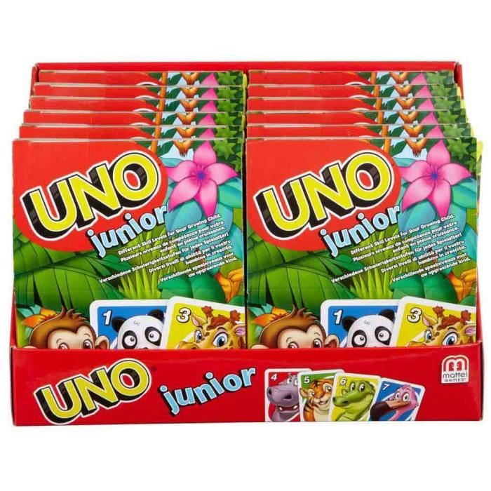 Jeu de carte - MATTEL GAMES - UNO Junior - À partir de 3 ans - Mixte ...