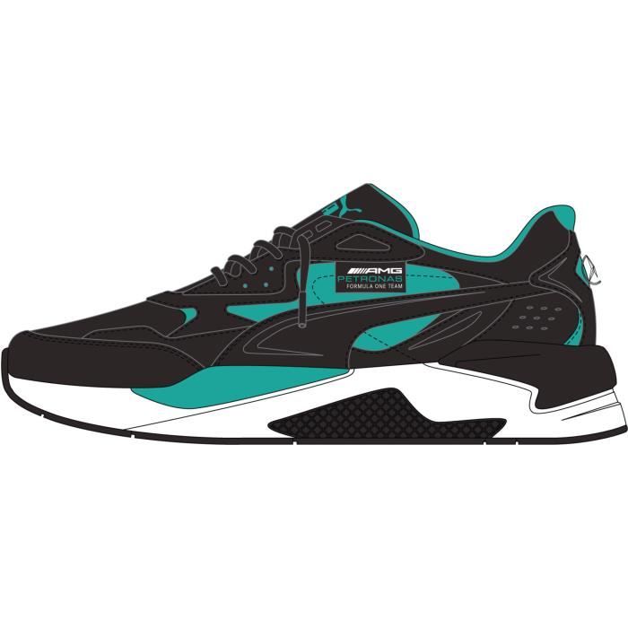 Baskets Puma Mapf1 X-Ray Speed Noir/vert - Cdiscount Chaussures