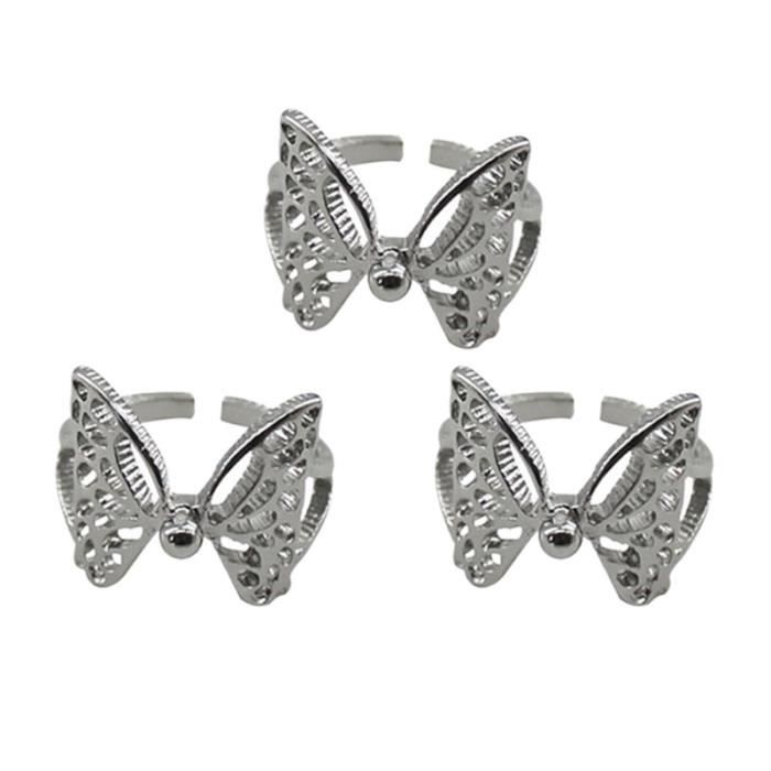 3 PCS Tirgon rétro haut de gamme Doigt Bijoux Beaux Anneaux Branches ...