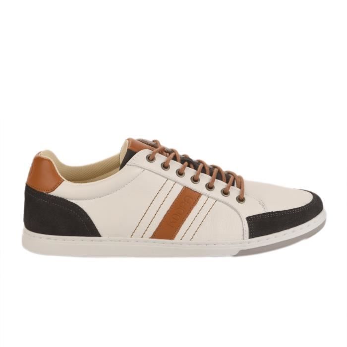 Baskets homme - KDOPA - Blanc - 43 Blanc - Cdiscount Chaussures