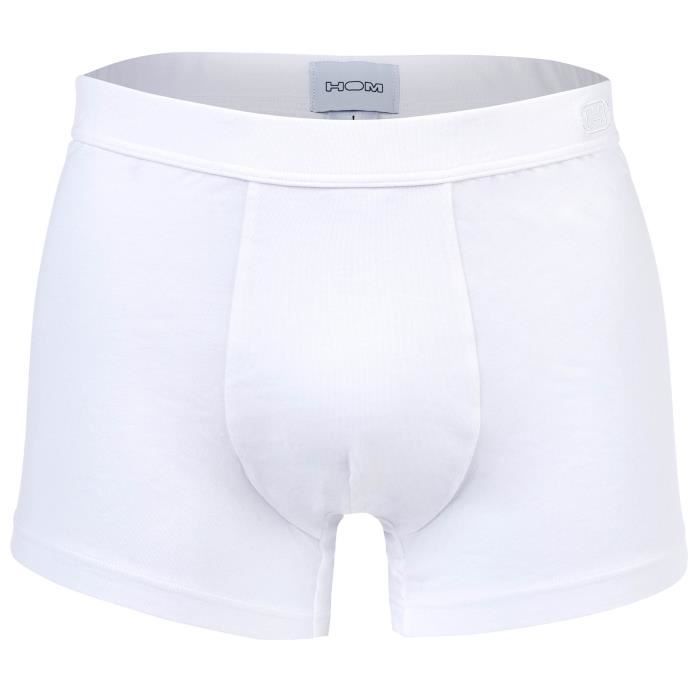 HOM Caleçon Homme - uni, Blanc - Cdiscount Prêt-à-Porter