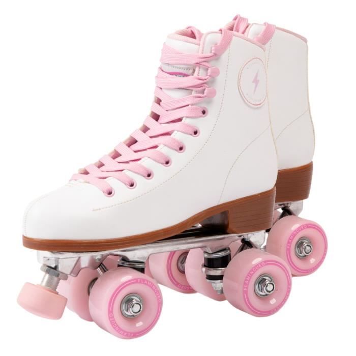 Flamingueo Patin à Roulette - Roller Enfant Fille, Roller Adulte 80A ...