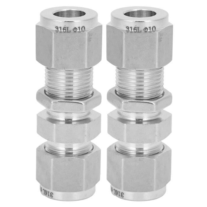 Cloison de montage - OMABETA - 2 pièces - Acier inoxydable 316 - Double virole - Pneumatique ...