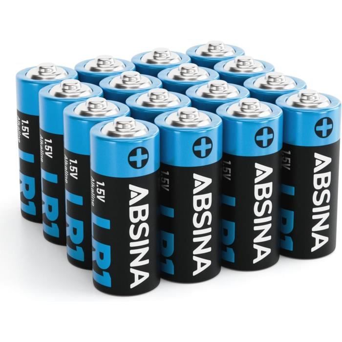 16X Pile Lr1 N Lady Pour Ouvre-Porte De Garage, Calculatrice Et Bien Plus Pile Lr 1 Alcaline 1 ...