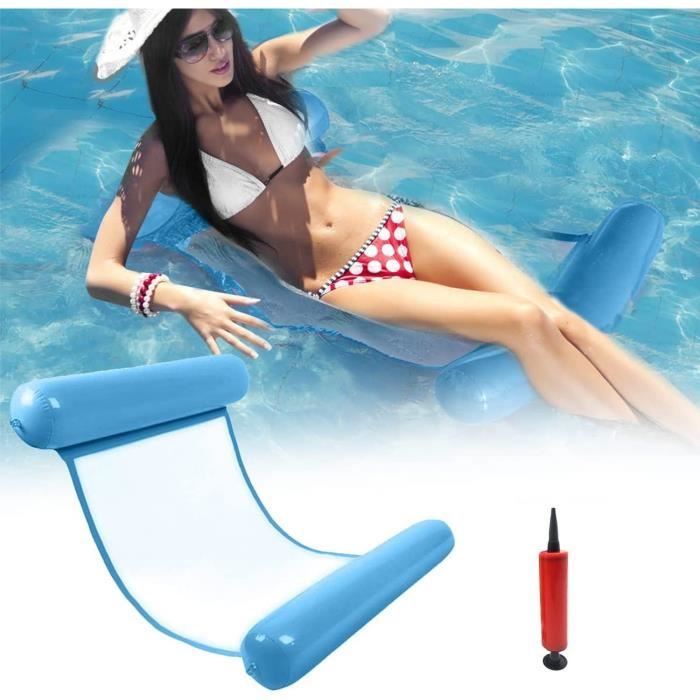 Hamac D'Eau Gonflable,Lit Flottant Hamac,4 In 1D'Eau Gonflable Chaise,Piscine Hamac,Pour Summer ...