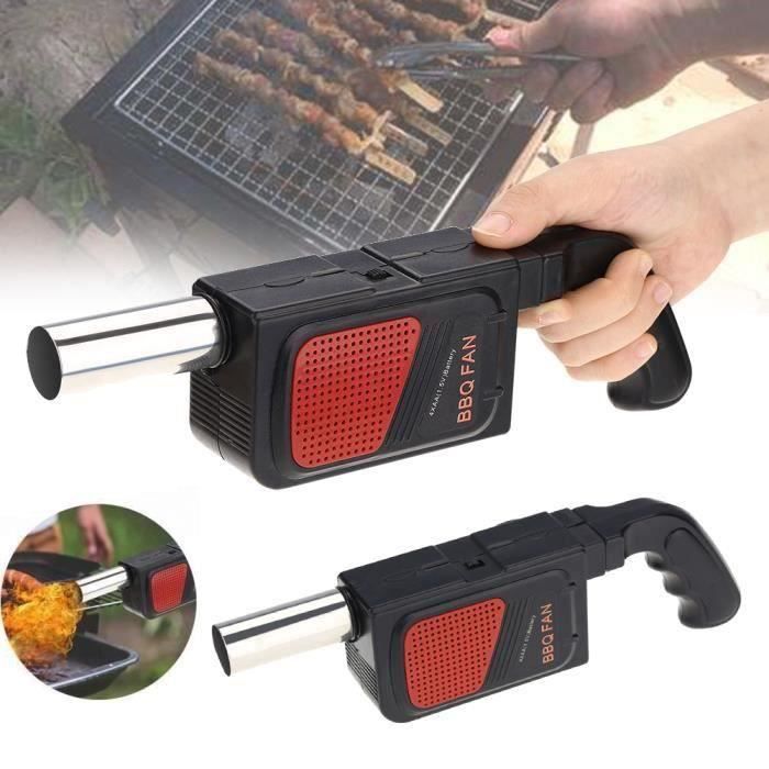 Happy-BBQ Ventilateur Soufflet electrique pour Barbecue Ravive Flamme ...