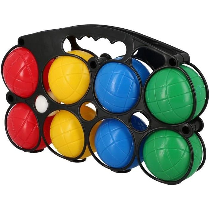 Boules de pétanque Quadrette 8 boules plastic - Sport and fun UNI ...