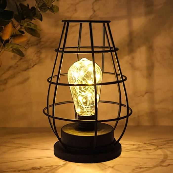 Lampe De Table En Métal - Style Nordique Vintage - Lampe De Table ...