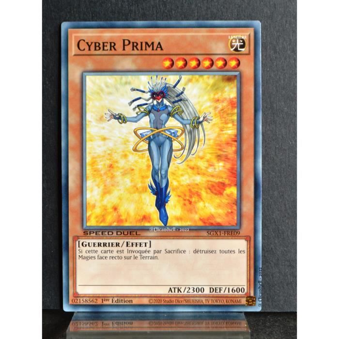 Carte YU-GI-OH SGX1-FRE09 Cyber Prima NEUF FR - Cdiscount Jeux - Jouets