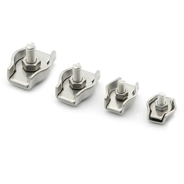 ACCESSOIRES POUR CABLE,M4--étrier de câbles M2-M3, en acier inoxydable ...