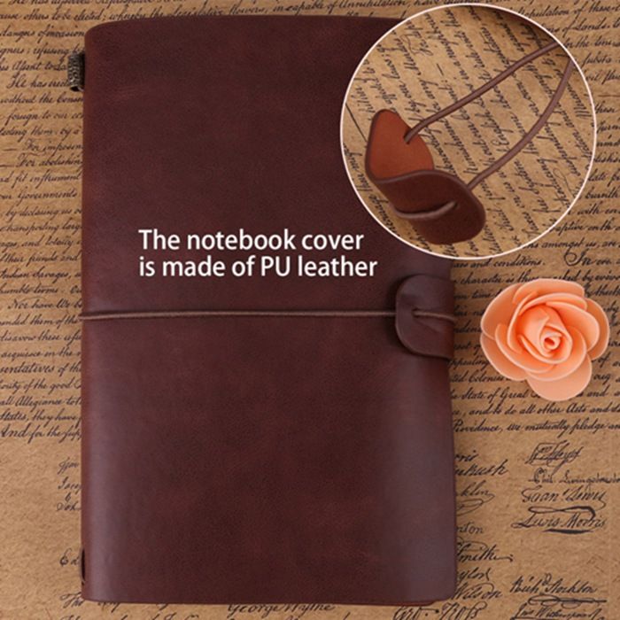SALALIS Carnet de voyage Note de voyage en cuir PU classique Journal ...
