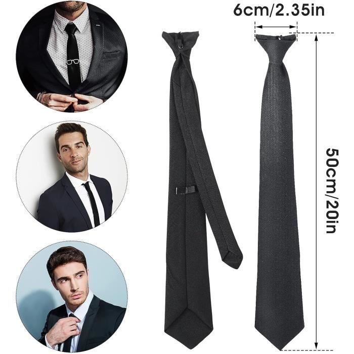 Cravate À Clipser Pour Homme[c706] - Cdiscount Prêt-à-Porter