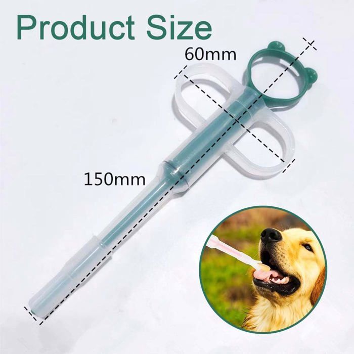 4 Pcs Lance Pilule Chat, Pet Pill Dispenser, Seringue Pour Animaux De ...