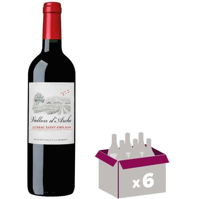 Vallon d'Arche 2022 Lussac Saint-Emilion - Vin rouge de Bordeaux x6 ...