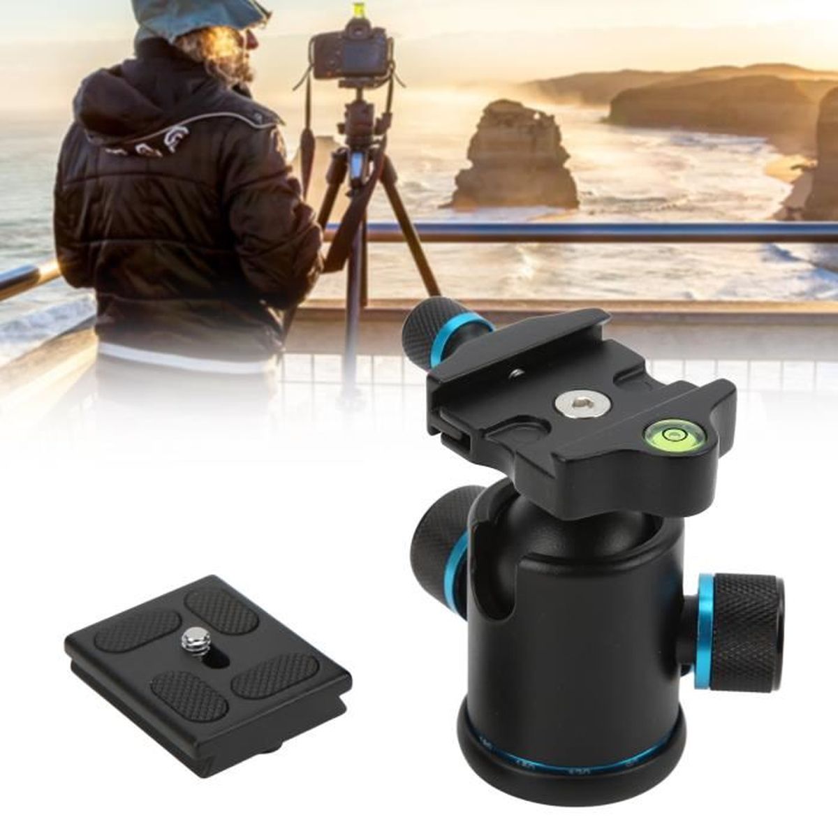 Rotule panoramique rotative Trépied Rotule Rotative Rotative Rotative À ...