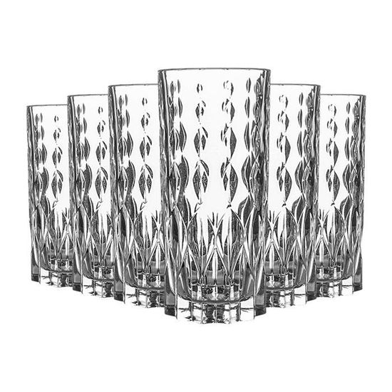 RCR Crystal 12 Piece Marilyn Highball Glasses Set - verre taillÃ ...