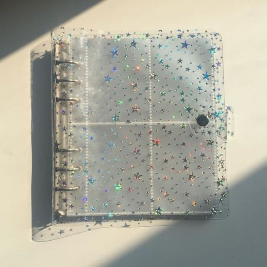 Carnet notes - Album Photo - PVC souple - Étoile transparente - Couleur ...