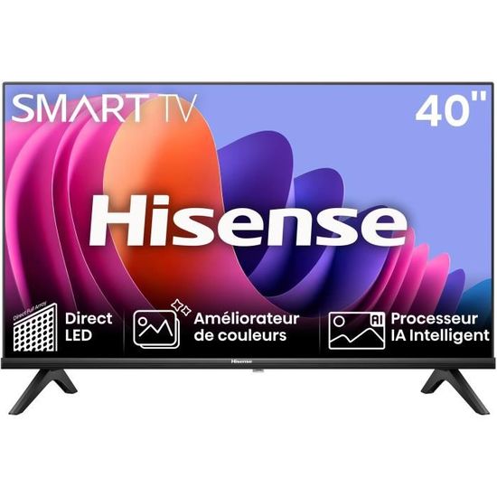 HISENSE 40A4N - TV LED 40" (100 cm) - Bords ultra fins - Full HD ...
