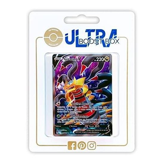 Cartes Pokémon - MY-BOOSTER - GIRATINA V 185-196 FULL ART - Ultraboost ...