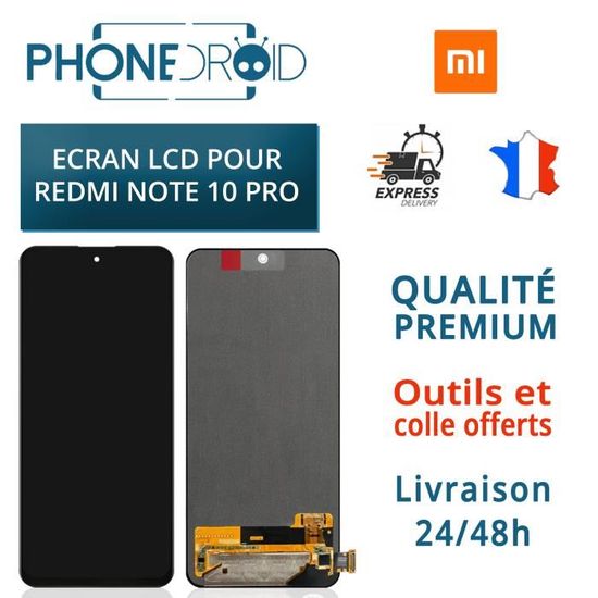 Écran complet LCD + Tactile Redmi Note 10 Pro 4G + Outils - Cdiscount Téléphonie