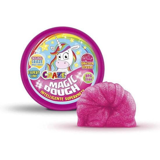 CRAZE Pâte à modeler MAGIC DOUGH Pate intelligente LICORNE Pate ...