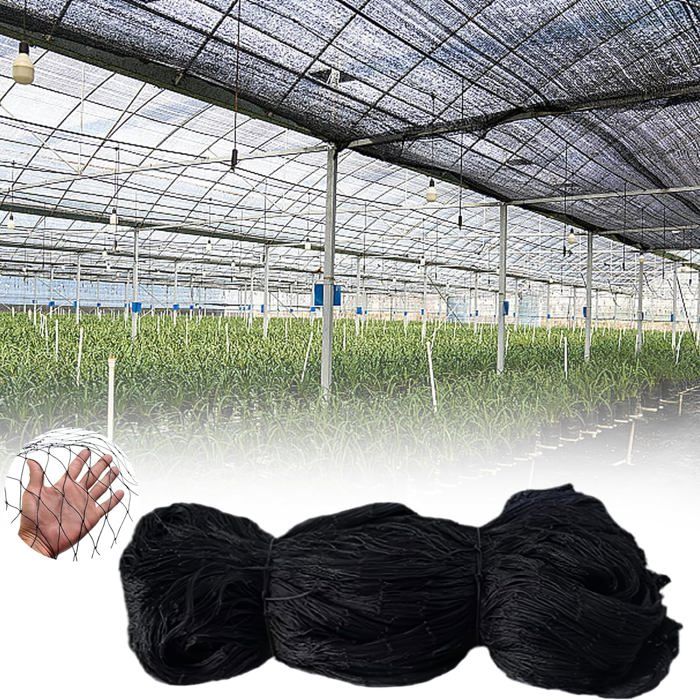 Filet De Protection Contre Les Oiseaux - Filet De Protection Pour Étang - Noir - Filet À Pigeons ...