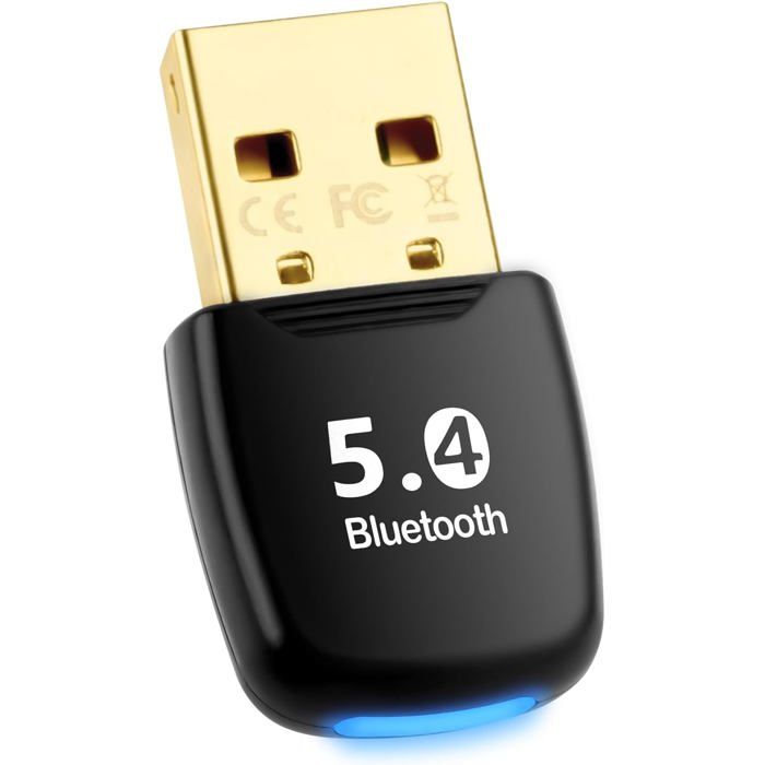 Dongle Bluetooth Pc 5.4, Adaptateur Bluetooth Usb, Clé Bluetooth Pc ...