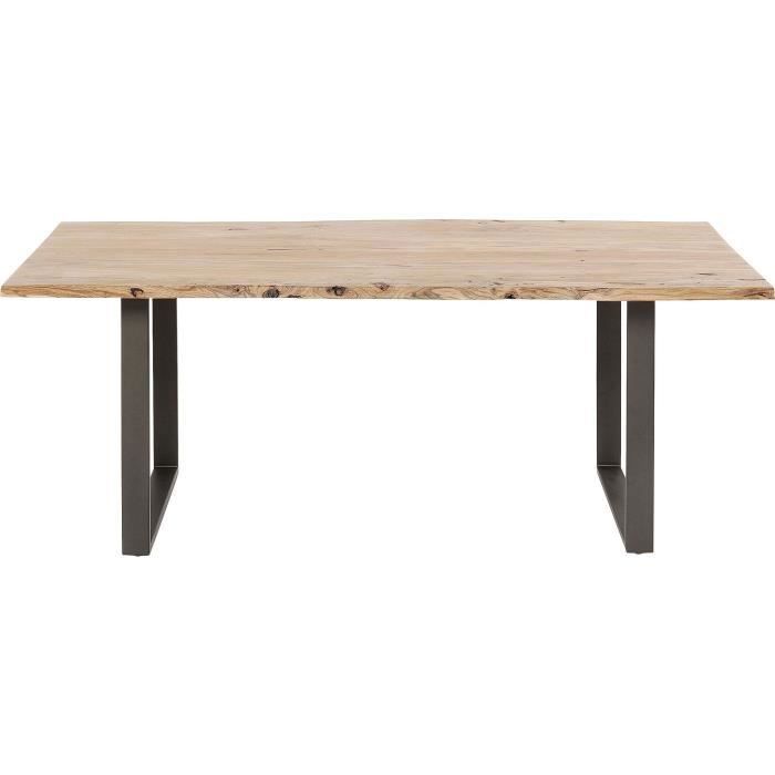 Table à manger - KARE - Harmony - Acacia laqué blanc - 180x90cm - 6 ...