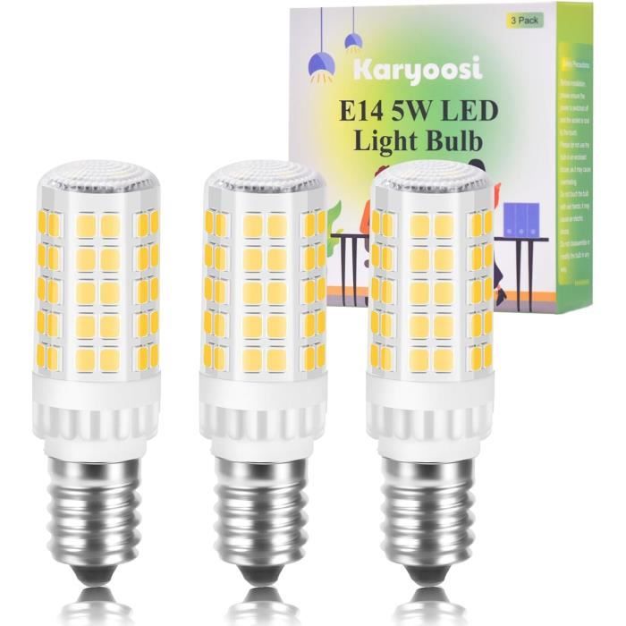 Ampoule Led E14, 5W Ampoule E14 Led Équivalente À Une Ampoule 50W ...
