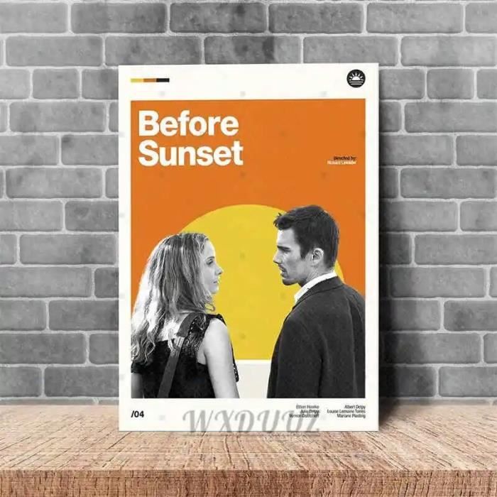 Vintage Before ów Cult Movie Poster,Aesthetics Romance Drama Canvas ...