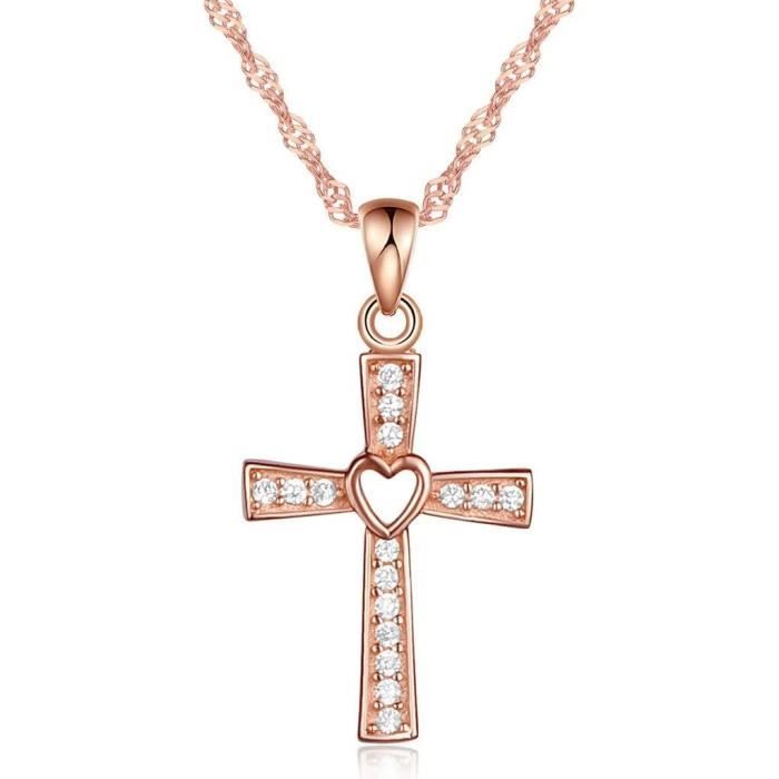 Collier Classique Avec Pendentif En Forme De Cœur En Argent Sterling ...