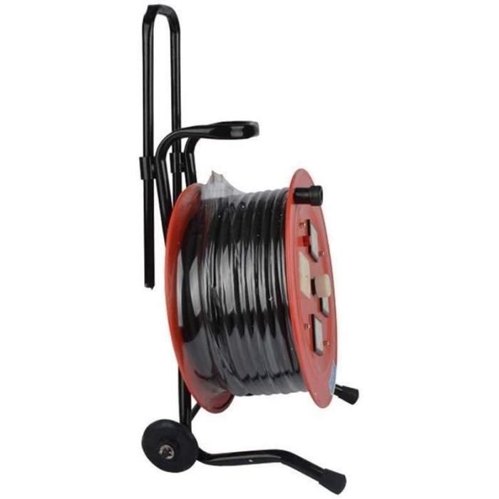 Câble Principal Bobine D'extension Avec Poignée, 30-100M 15A 220V 4 ...
