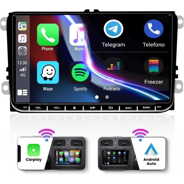 Carplay Autoradio Bluetooth An oid pour VW Golf 5 6 Polo, Autoradio ...