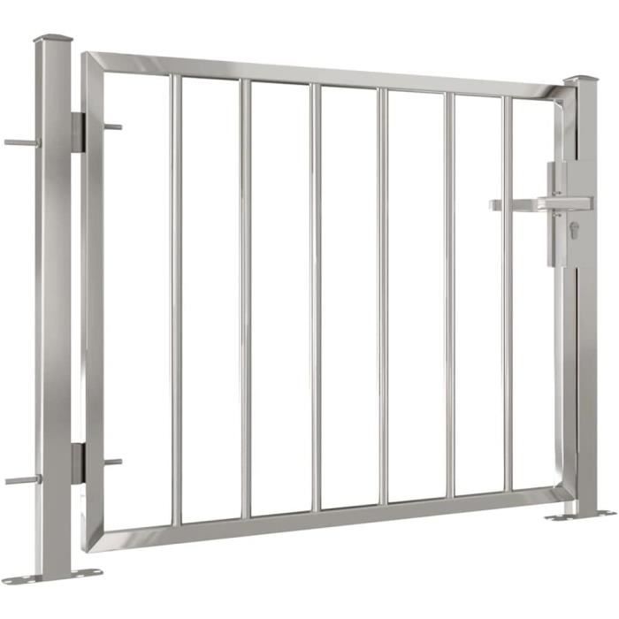 Portail de Jardin Portillon de Terrasse Porte de Patio Barrière de ...