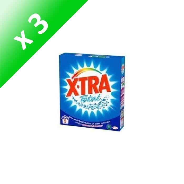 XTRA Lessive Total - 5 Lavages (Lot de 3) - Cdiscount Electroménager