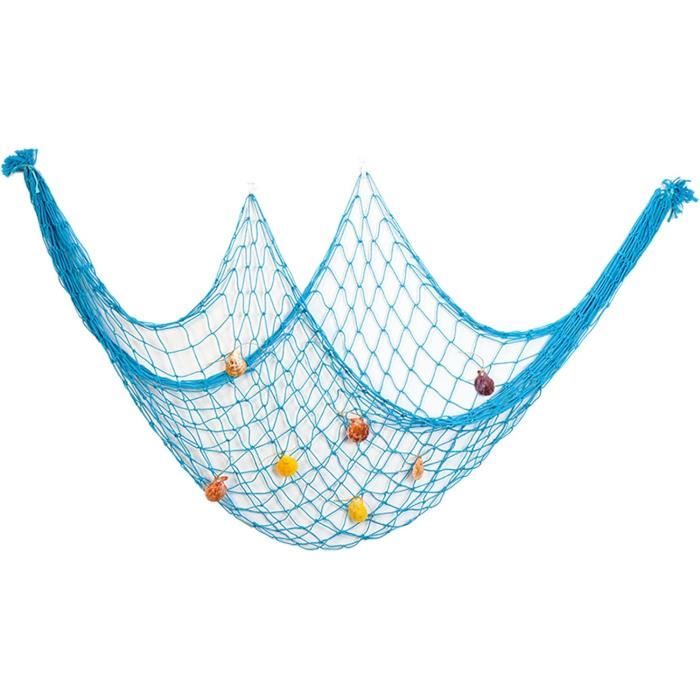 Filet De Peche Decoratif, Filet De Pêche Nautique Décor Murale ...