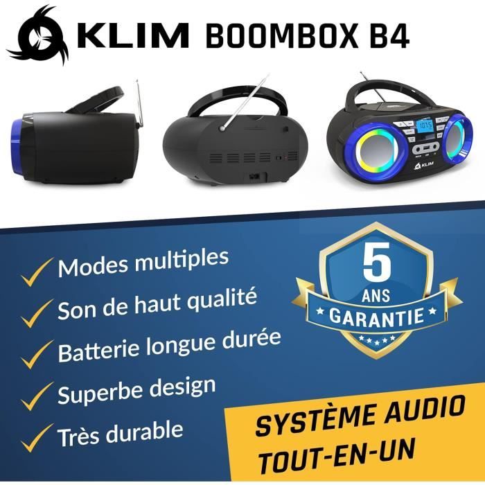 Boombox B3 - Poste Radio Cd Portable - Nouveauté 2024 - Radio Fm, Cd ...