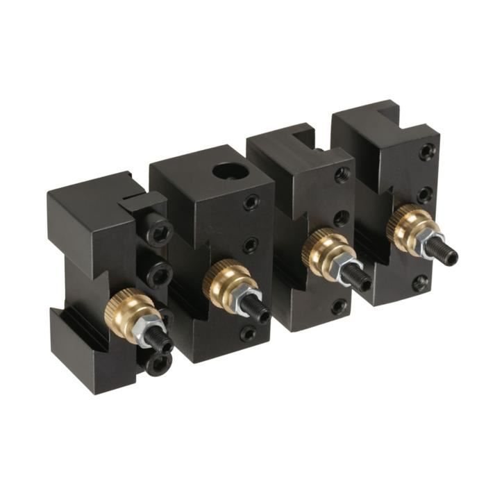 Cikonielf poteau d'outil de changement rapide 4pcs Mini porte-outil à ...