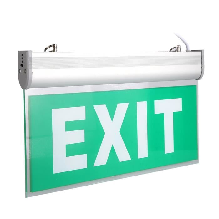 Panneau de sortie à LED, lumière de sortie de secours, conception ...