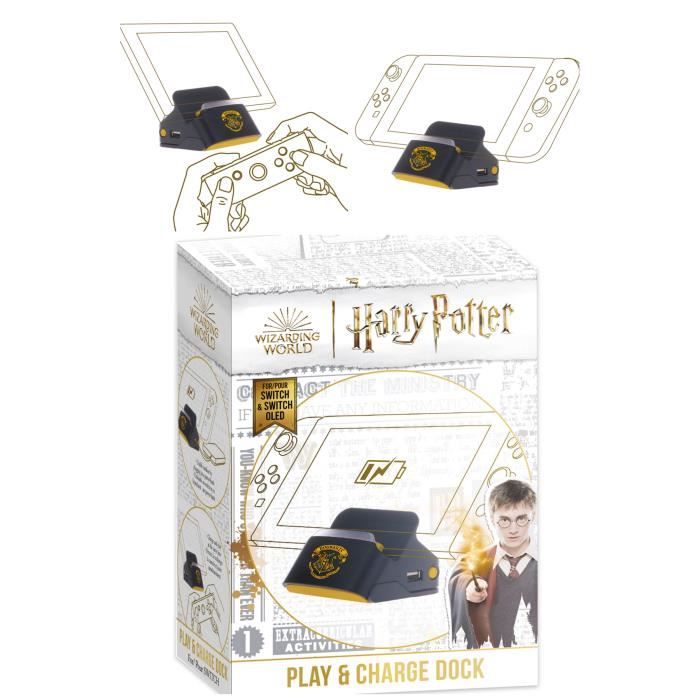 Dock Chargeur 2 en 1 - Harry Potter - Nintendo Switch - 3 ports USB ...